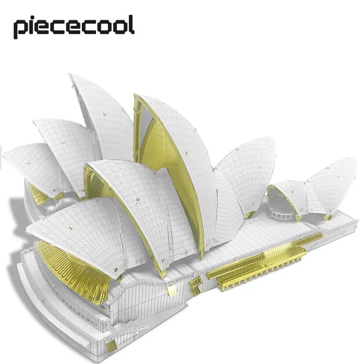 Piececool 3D Metal Puzzle Sydney Opera House Model Kits DIY Building ...