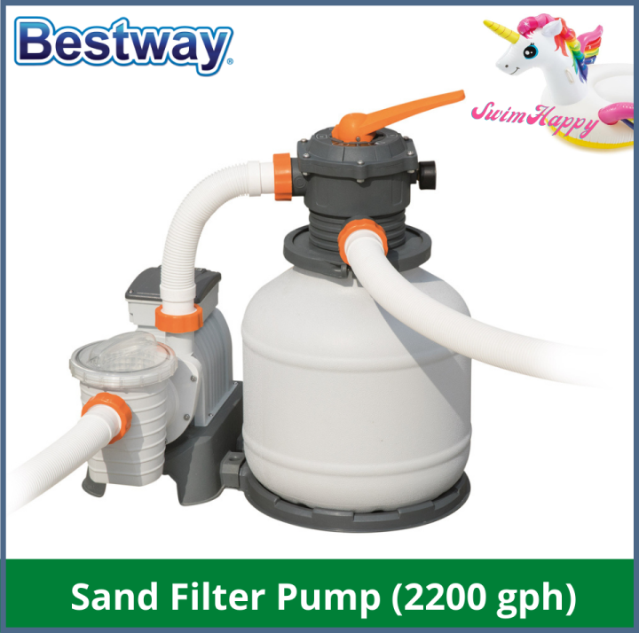 BESTWAY Flowclear Sand Filter Pump 58499 (2200 gph); 220-240V, 50HZ 3 ...