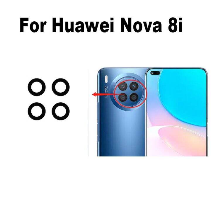 ของแท้เหมาะสำหรับ Huawei Nova 8I ฝาหลังกระจกกล้องถ่ายรูปพร้อมเทปกาว NEN ...