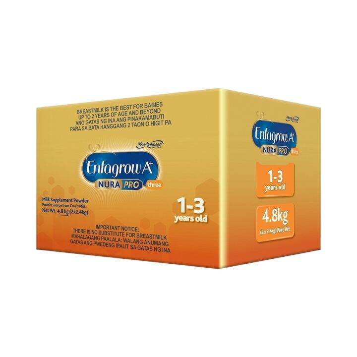 Enfagrow A Three NuraPro Milk Supplement Powder for 1-3 Years Old 4.8kg ...