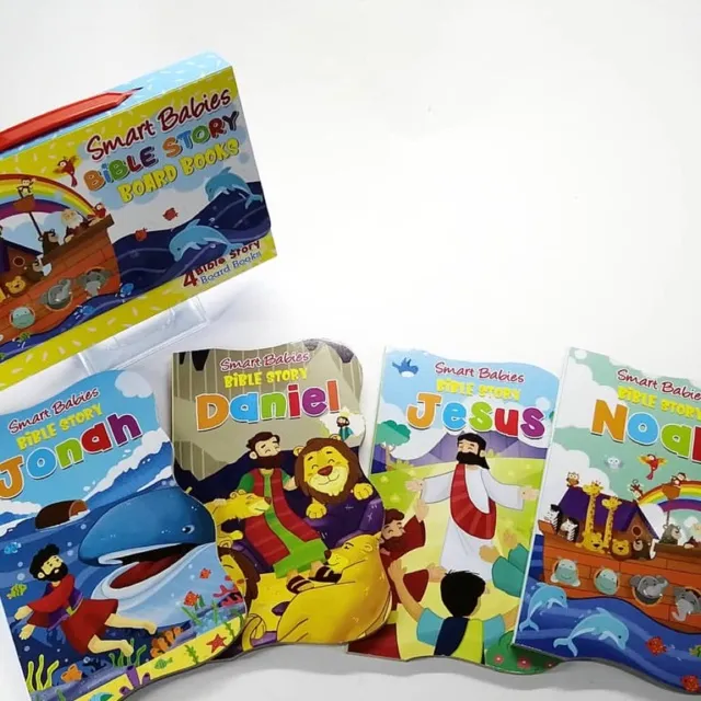 Smart Babies Bible Story Board Books Set with Carry Case | Lazada PH