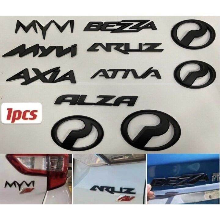 perodua matte black emblem logo bonet myvi bezza emblem ativa axia alza ...
