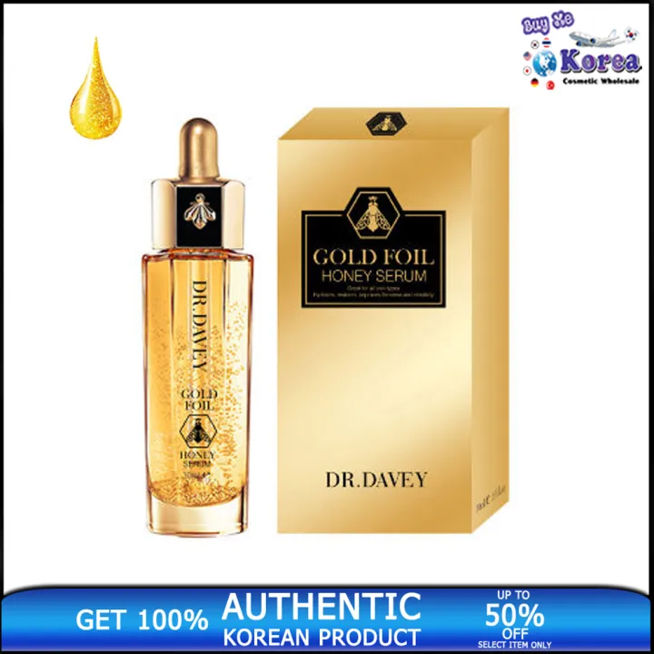 Dr.Davey Gold Foil Honey Serum 30ml. เซรั่มบำรุงผิวหน้าสูตรน้ำผึ้ง ...