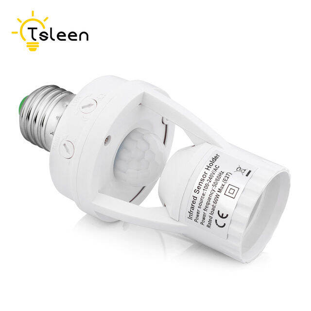 High Sensitivity Pir Motion Sensor E27 Led Lamp Holder 110v - 220v With ...