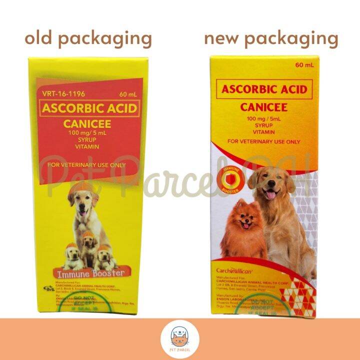 Canicee (WITH FREEBIE!!) Vitamin C Immune Booster Syrup for Dogs 60ml ...