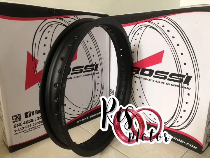 Velg Rossi Ring 17x215 Hole 36 HITAM GOLD SILVER Harga Satuan ORIGINAL ...