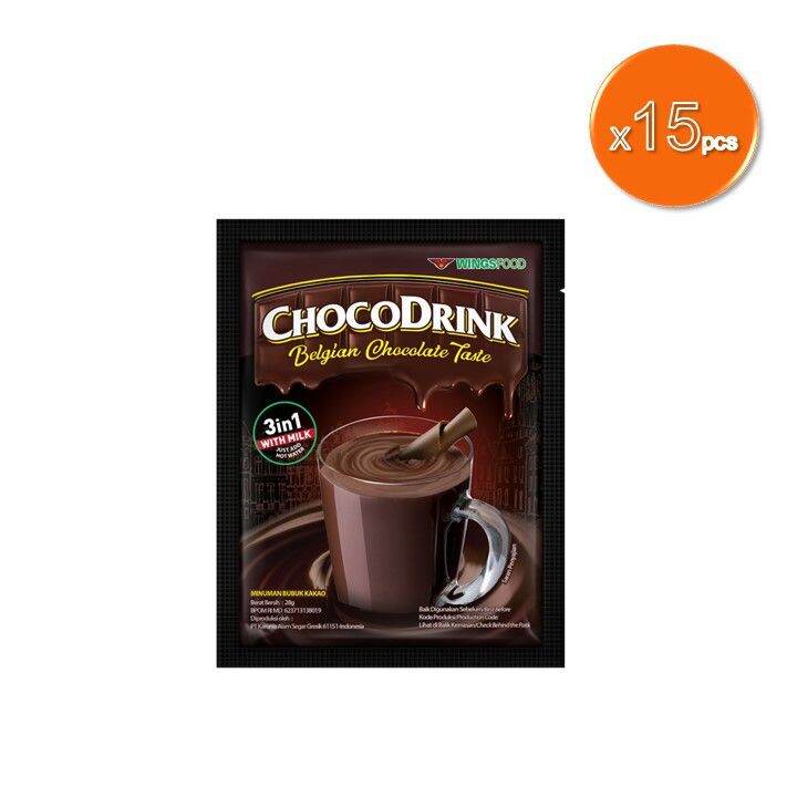 ChocoDrink 1 Renceng 10pcs - Choco Drink Belgian Chocolate Coklat ...
