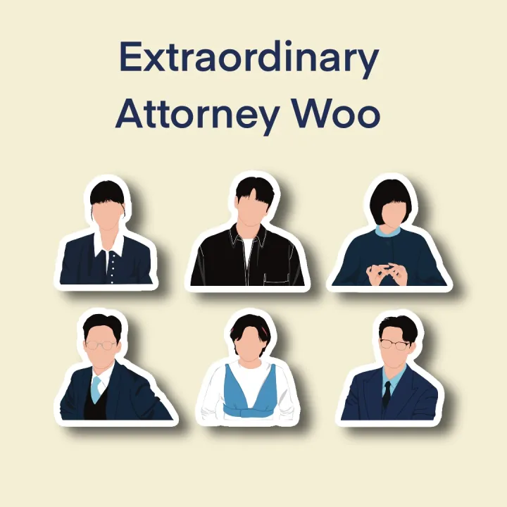 Extraordinary Attorney Woo Sticker, sticker kdrama, kdrama, sticker ...