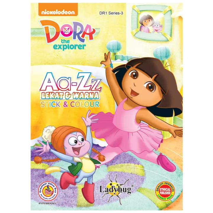 Dora The Explorer Aa-Zz Stick& Colour DR1 SERIES 3 | Lazada