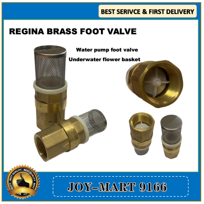 REGINA BRASS FOOT VALVE | Lazada PH