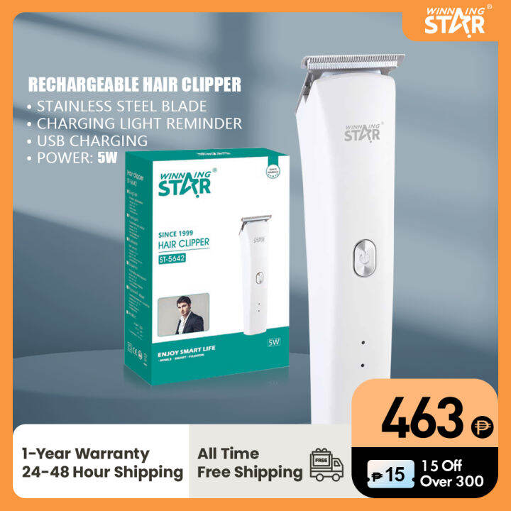 Winning Star hair clippers Fast Rechargeable Cord/Cordless Haircutting ...