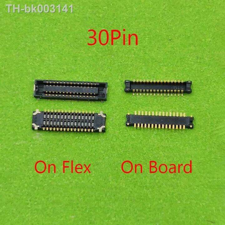 ♨ 2pcs 30 Pin LCD Display FPC Connector Socket For Samsung Galaxy J100 ...
