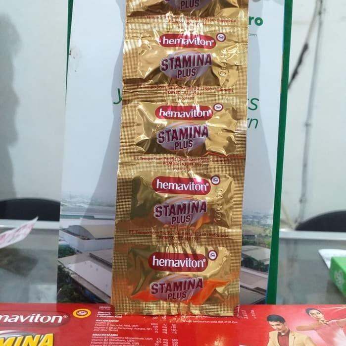 Hemaviton Stamina Plus Strip - 1 strip @5 tablet | Lazada Indonesia