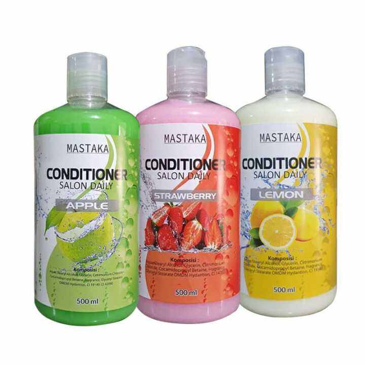 MASTAKA CONDITIONER SALON DAILY 500ML-STRAWBERRY-APEL-LEMON | Lazada ...