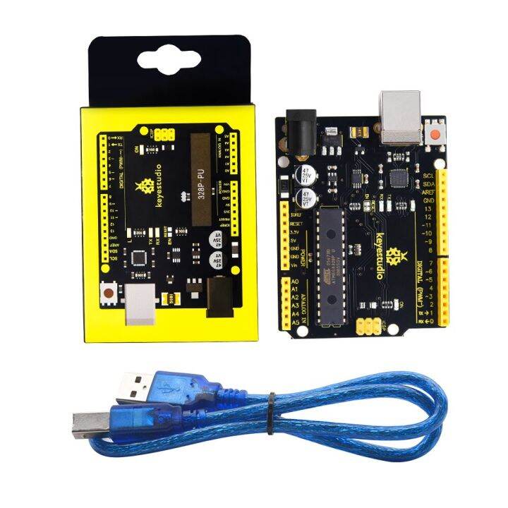 Keyestudio V4.0 Development Board W / USB Serial Chip CP2102 + สาย ...