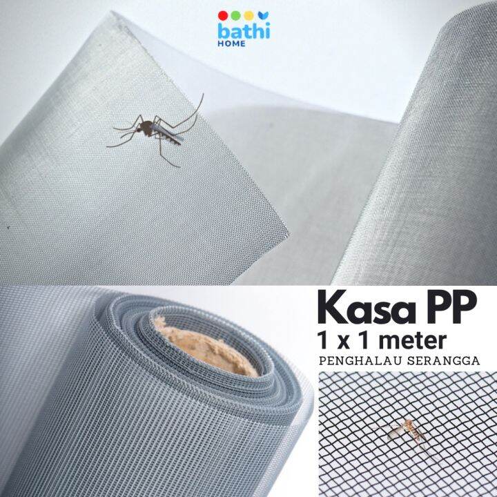 Jaring Kasa Nyamuk PP 1 Meter Jala Serangga Ventilasi Mosquito Net ...