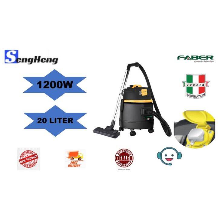 Faber Wet & Dry Vacuum Cleaner FVC-WD POWERVAC 820 | Lazada