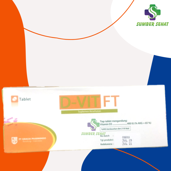 D-VIT FT BOX 30 TABLET | Lazada Indonesia