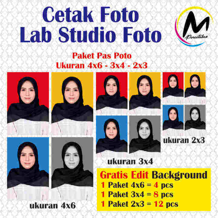 Cetak Foto Lamaran Kerja Pas Foto Formal - Gratis Ganti Background ...