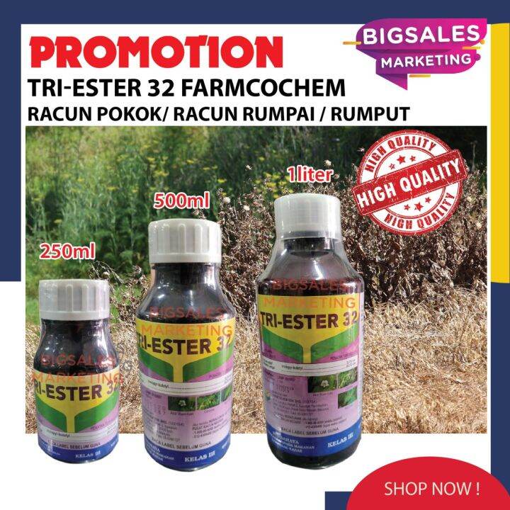 Tri Ester Triclopyr-butotyl 32% / Tri-Ester Racun Rumput Pokok | Lazada