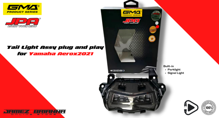 JPA Tail light assembly for Yamaha Aerox 155 2021 | Lazada PH