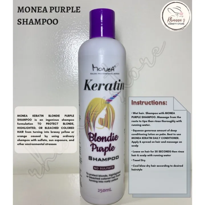 Monea Keratin Purple Shampoo 250ml | Lazada PH