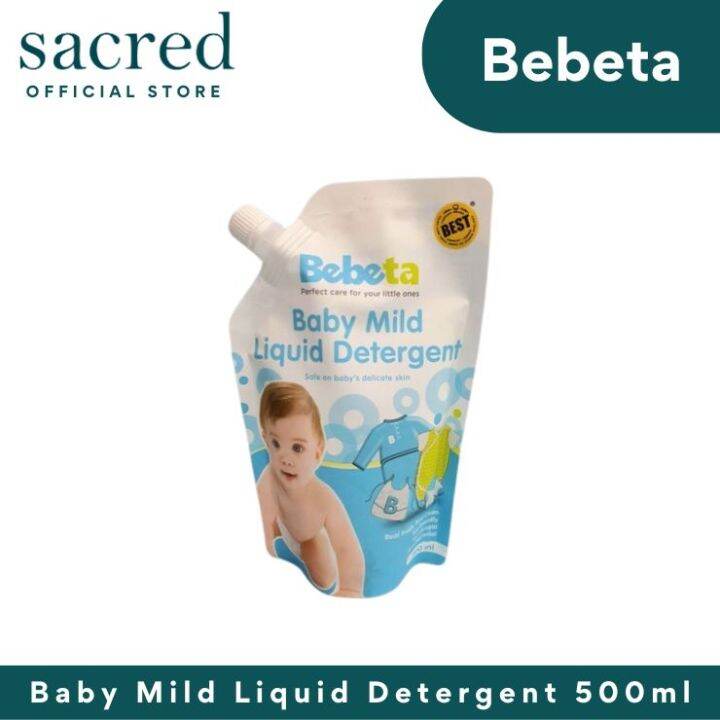 Bebeta Baby Mild Liquid Detergent 500ml | Eco-friendly, Anti-fungal, Anti-bacterial | Lazada PH