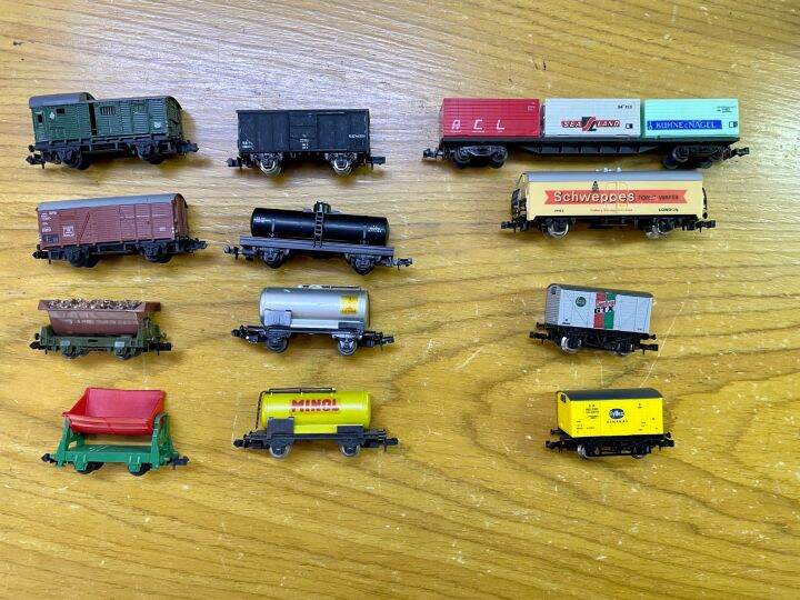 Stock Clearance Sale N Scale Freight Wagons, 20 pcs. Fully tested,.. ลด ...