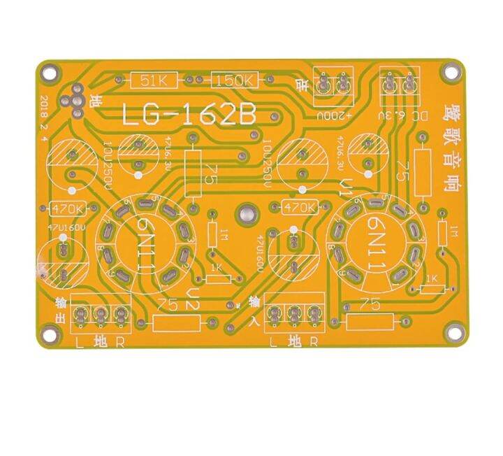 6N11/6DJ8 Stereo Tube Buffer SRPP Preamplifier Pre-amp Headphone ...