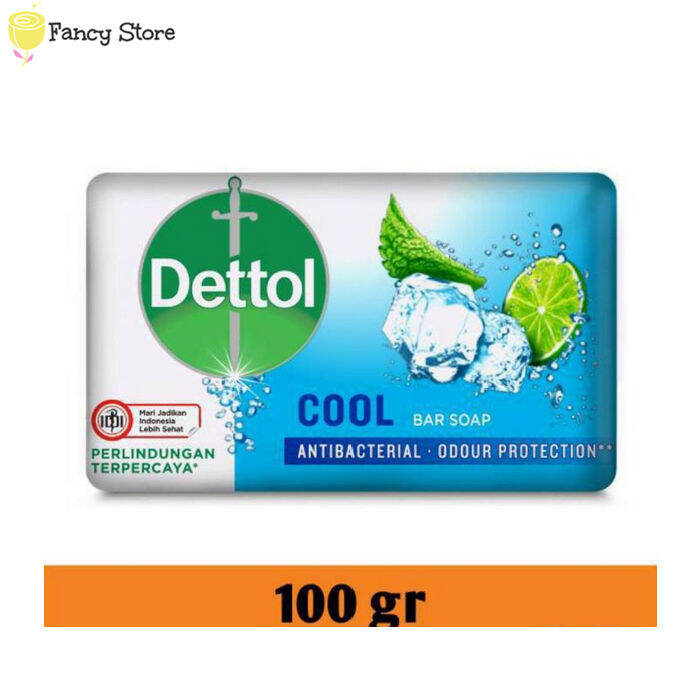 Dettol Sabun Batang 100gr [JUMBO COOL] Biru Sensasi Sejuk | Lazada ...