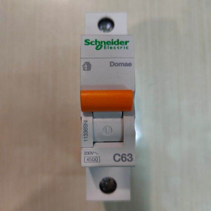 MCB Schneider 1P 63A 1Phase 63A 1Pole 63A Domae | Lazada Indonesia