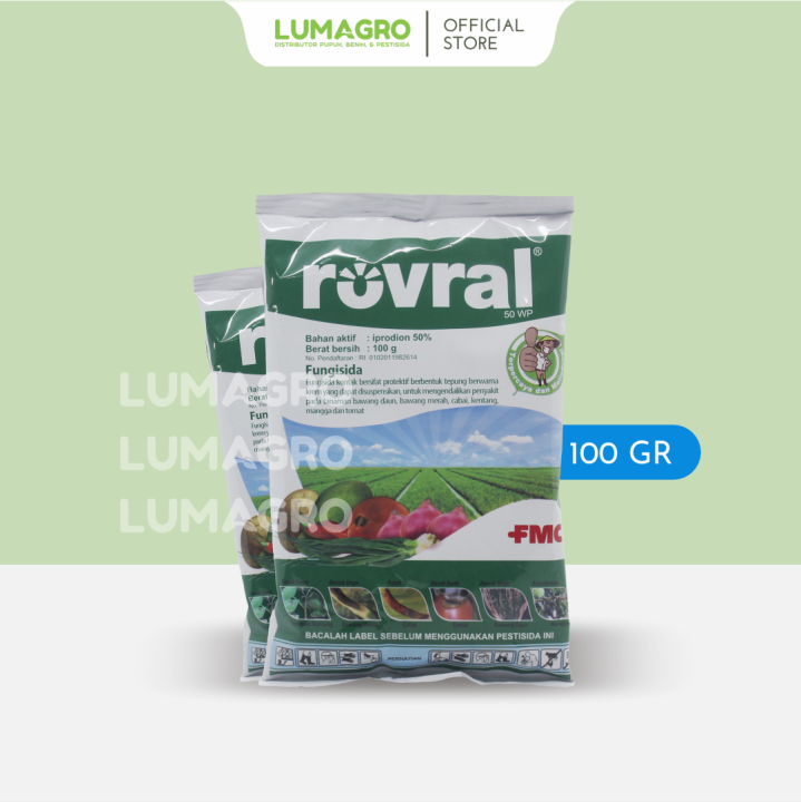 Fungisida Rovral 50WP 100gr Iprodion Pembasmi Penyakit Bercak Daun ...