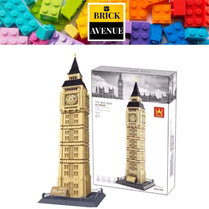 Architecture Big Ben Of London Building Blocks Toy WANGE 5216 (Brand ...