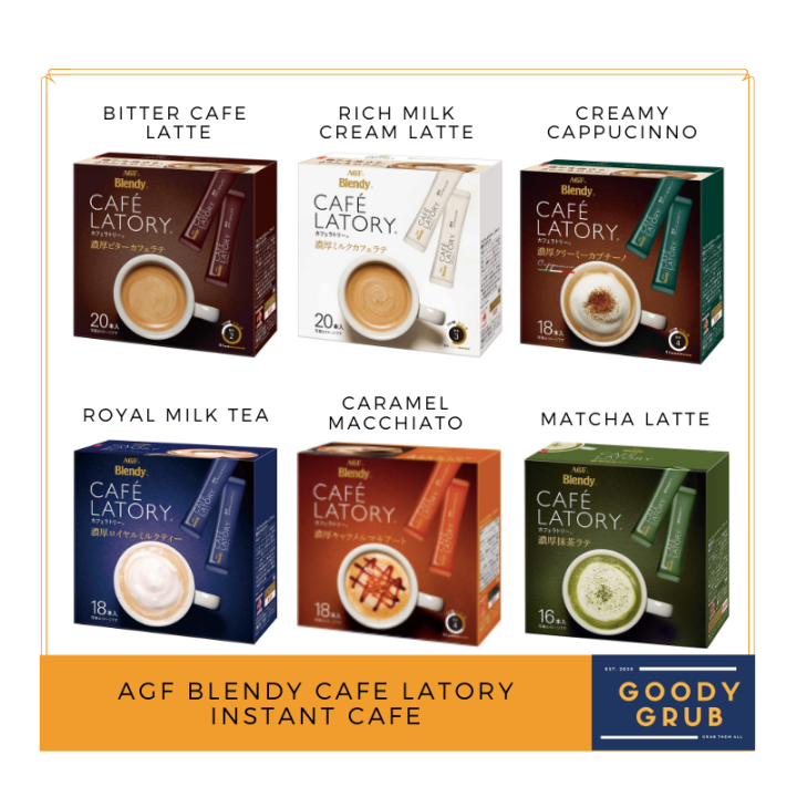 Japan AGF Blendy Cafe Latory | Coffee Latte , Cappuccino , Macchiato ...