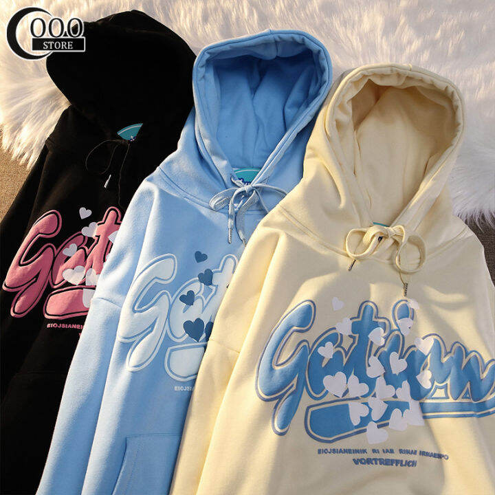 Oooo รักคู่เสื้อยืดหลวมกระโหลกเสื้อด้านบนของผู้หญิงเสื้อคู่ของ | Lazada ...