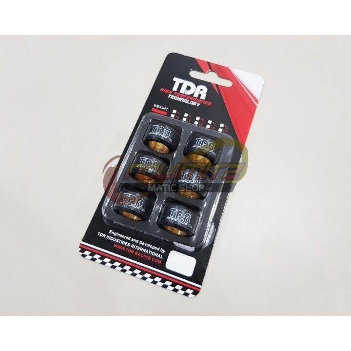 Roller Racing TDR Black Teflon 10gr Yamaha NMAX Aerox 155 Lexi Xeon ...