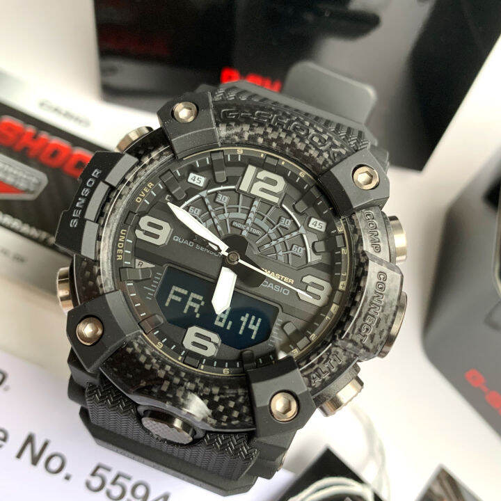 GGB100-1B Mudmaster Quad Sensor Bluetooth Carbon Core Watch in Black ...