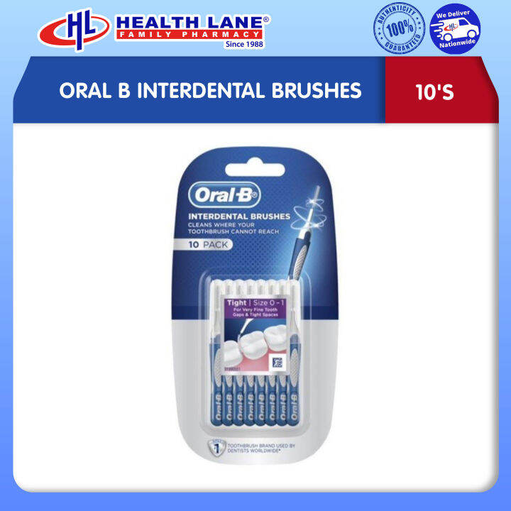ORAL B INTERDENTAL BRUSHES (10'S) | Lazada