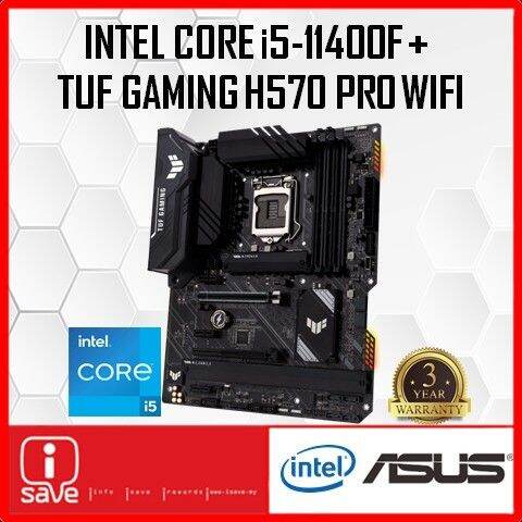 ASUS TUF Gaming H570-Pro WiFi H570 LGA1200 MOTHERBOARD + Intel 11TH GEN CORE I3 / I5 / I7 / I9 ...