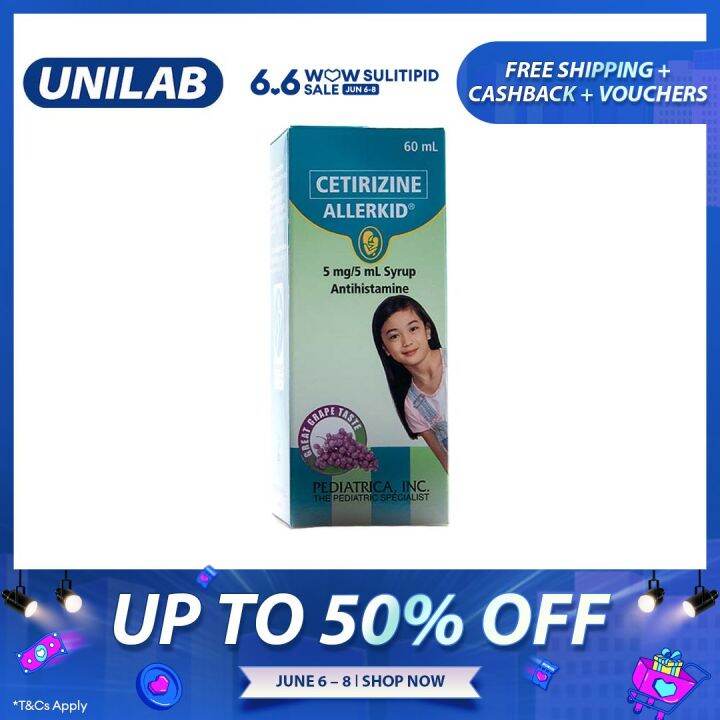 Allerkid 60mL Syrup For Relief Of Kid's Allergy | Lazada PH