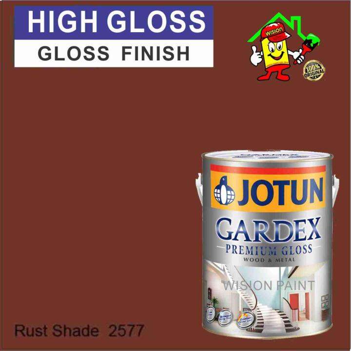 GARDEX 1L - 2577 Rust Shade • Jotun • Gloss Finish • Wood And Metal ...