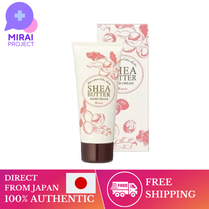 [Direct from Japan] TREE OF LIFE Shea butter hand cream rose 60g Hand ...
