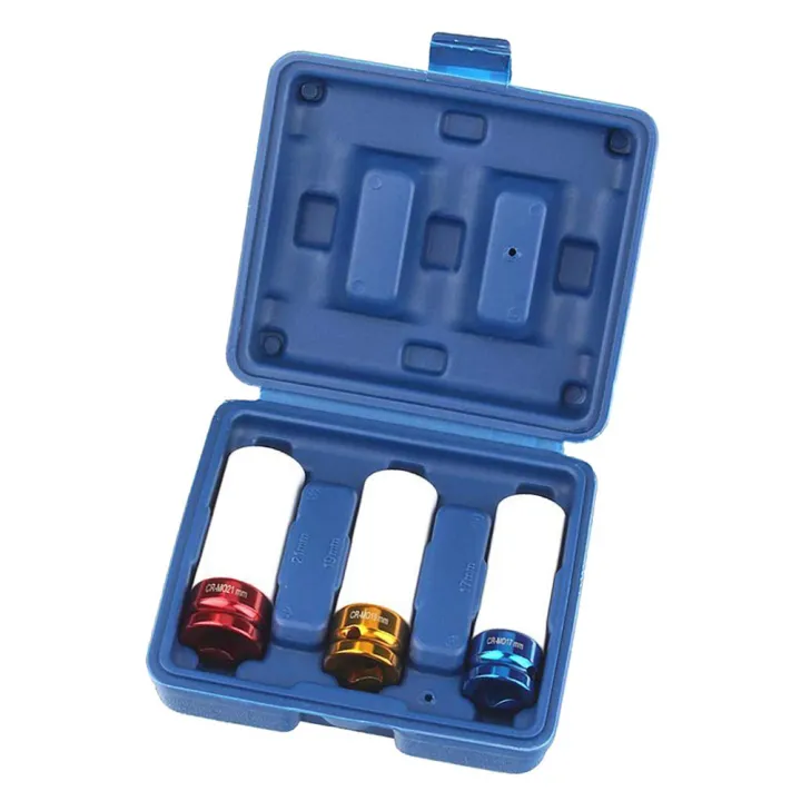 Tian1505 3PCS 1/2 Wheel Protector Impact Socket Set Drive Lug Nut Thin ...