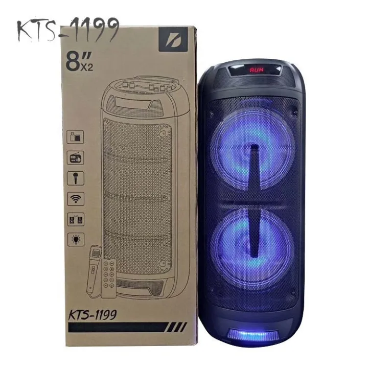 KTS 1199 WIRELESS PORTABLE BLUETOOTH SPEAKER W/MIC | Lazada PH