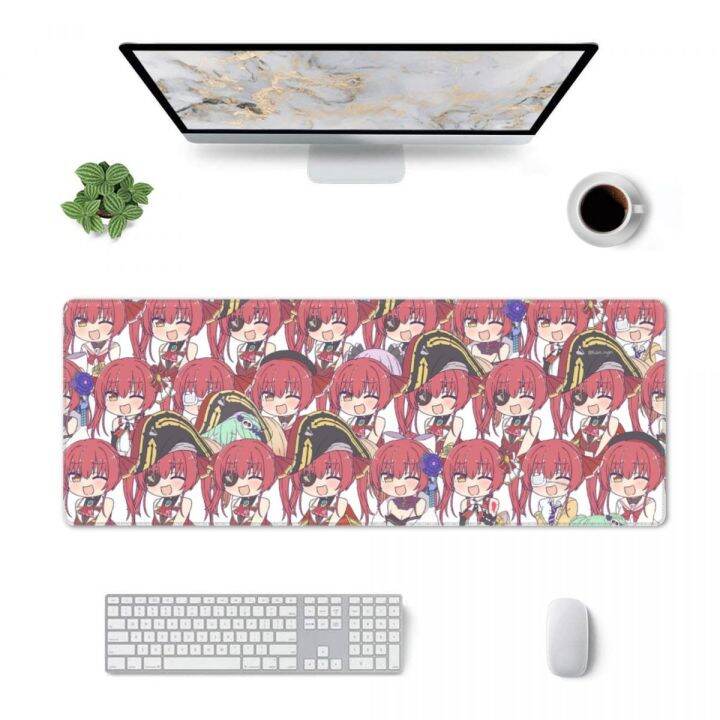 Hololive Cute Anime Houshou Marine Keyboard Table Mat Mousepad Large ...