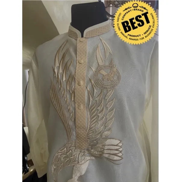 BARONG TAGALOG EAGLE DESIGN AGUILA BARONG WITH or WITHOUT AGLE'S CLUB ...