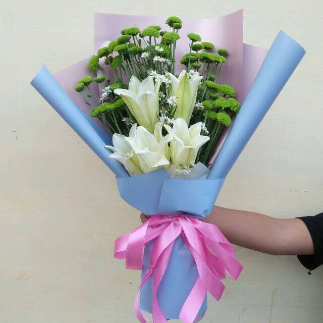 Flm Buket Bunga Asli Mawar Merah Pengantin Wisuda Snack Boneka Buket ...