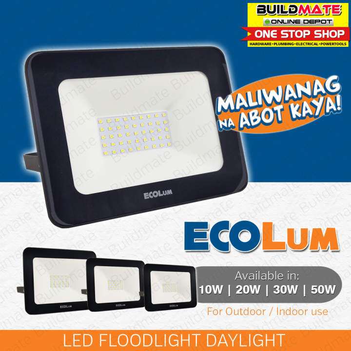 ECOLUM LED Floodlight Daylight •BUILDMATE• | Lazada PH
