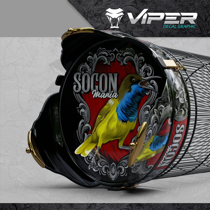 Stiker Decal SOGON MANIA 02 Tebok Sangkar Burung Batman Lovebird Pleci ...