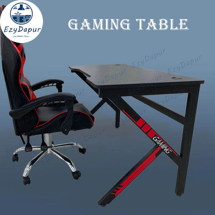 EZYD Premium Gaming Table Carbon Fiber Surface Quality Modern Simple E ...
